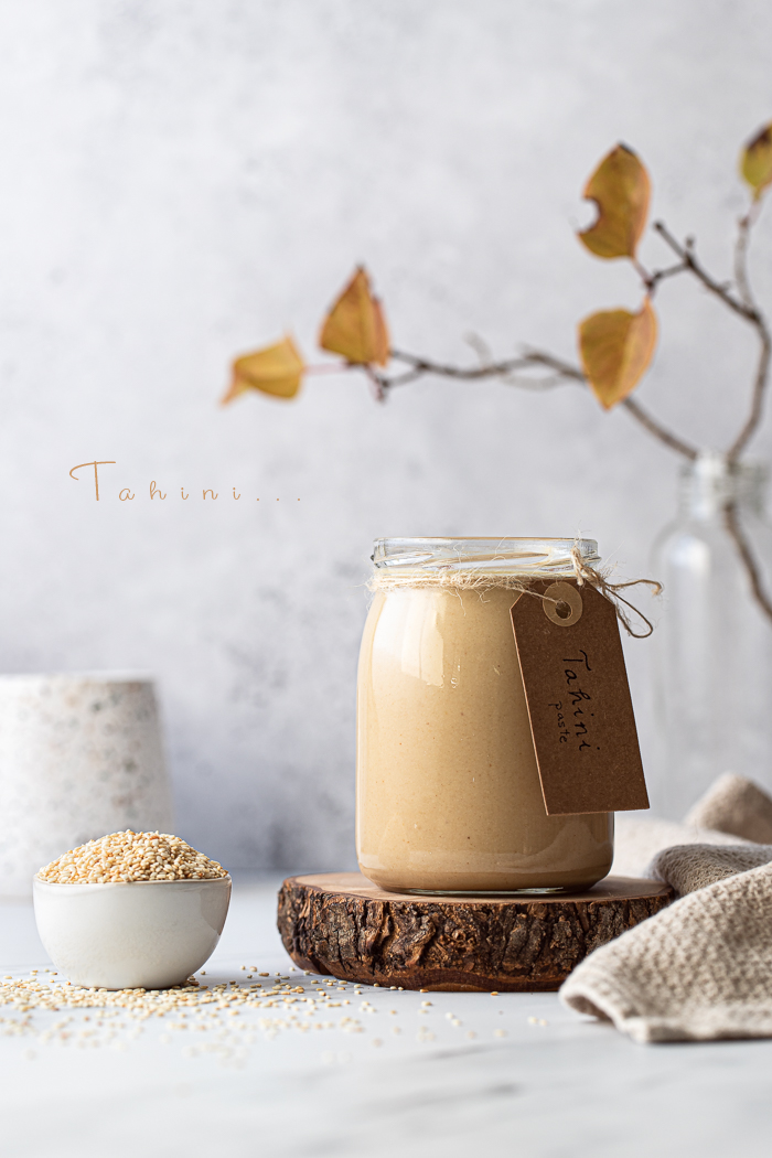 Simple Homemade Tahini Paste - Adventures in FoodieLand