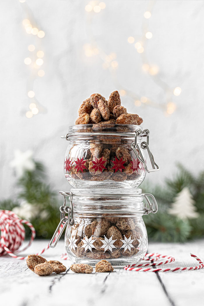 Cinnamon Vanilla Candied Almonds - Adventures in FoodieLand