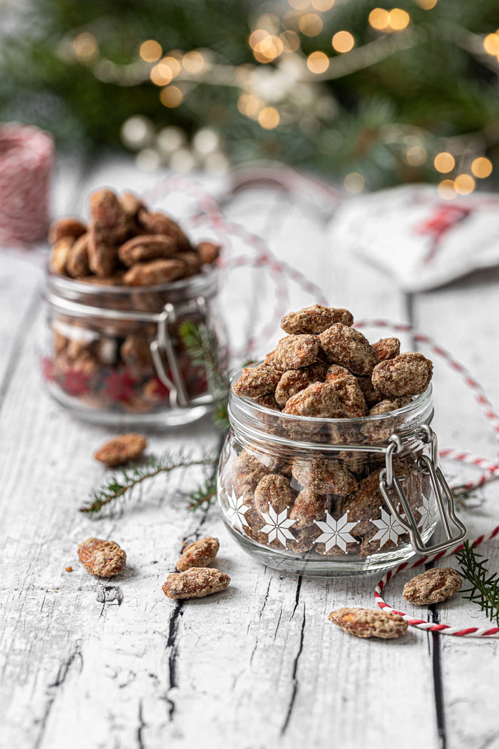 Cinnamon Vanilla Candied Almonds - Adventures in FoodieLand
