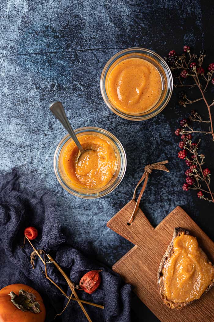 Homemade Persimmon Cardamom Jam - Adventures in FoodieLand