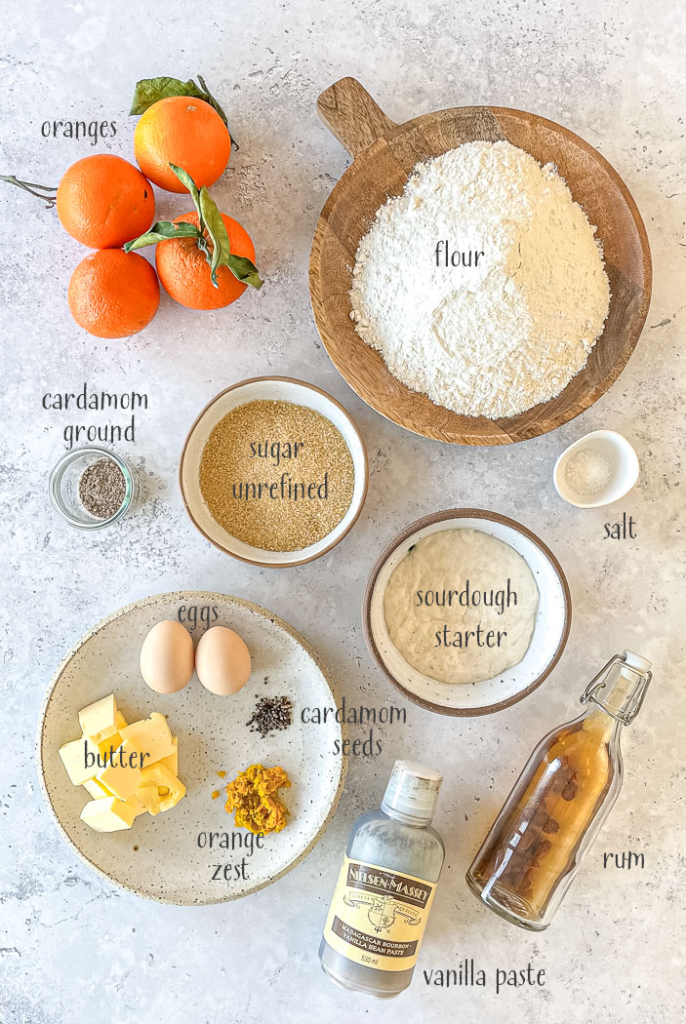 Citrus Sourdough Cardamom Buns - Adventures in FoodieLand